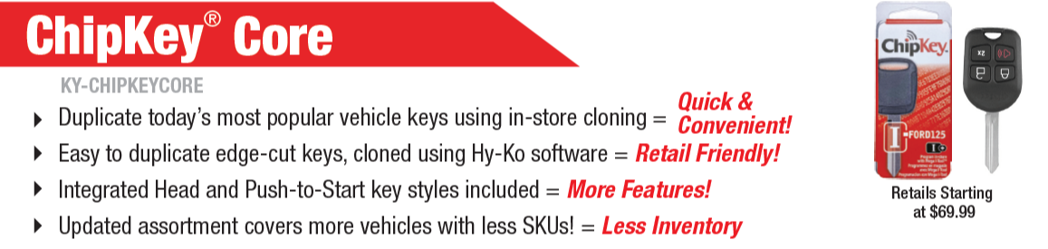 Auto Key Technology for Hardware Retailers