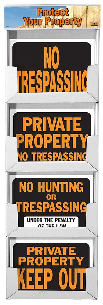 The Importance of Posting Property Signs