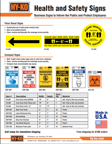 Numbers, Letters, and Signs | Hy-Ko Products Company
